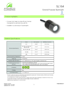 SL164_SpecSheet | Diamond Technologies Inc.